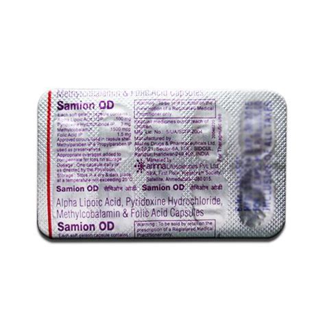 Samion Od Tablet Composition Uses And Side Effects Arinna