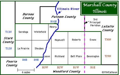 Townships Of Marshall County Il Usa