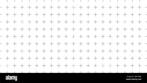 Plus Seamless Pattern Simple Geometric Cross Texture Graphic Cross Symbol Grid Plus Sign