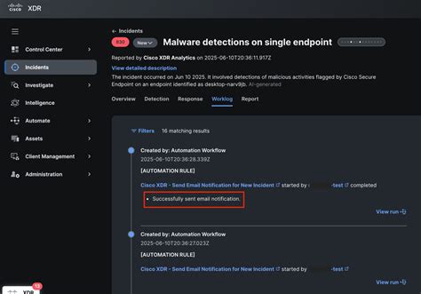 Configure Email Notification Automated Workflow With Xdr Cisco