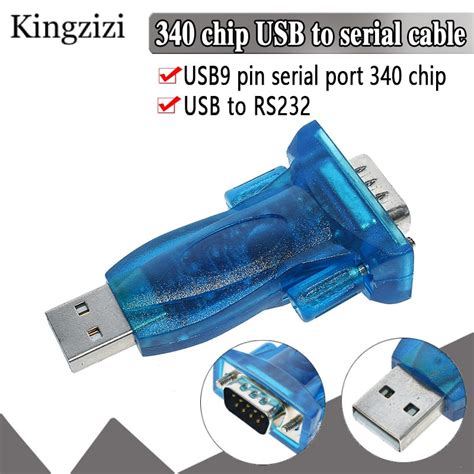 hl 340 hl340 new usb to rs232 com port serial pda 9 pin db9 adapter
