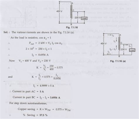 Autotransformer Construction Transformation Ratio Power Transfer Va Rating Advantages