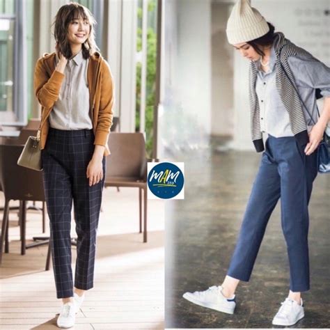 ยู นี โคล่ กางเกงทำงาน Ezy Women ทรงฮิต มือสองงานแบรนด์ มีหูและไม่มีหูเข็มขัด Shopee Thailand