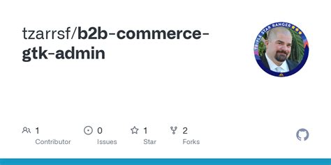 GitHub Tzarrsf B2b Commerce Gtk Admin