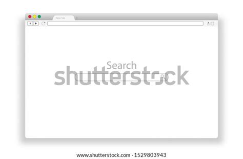 Web Browser Window Empty Browser Window Stock Vector Royalty Free Shutterstock