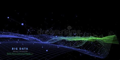 Abstract Technology Background With Color Technology Grid Analytics Data Algorithms Computing