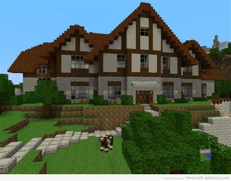 Awesome Big Minecraft Houses Minecraft Big House 1 1024x801 Big