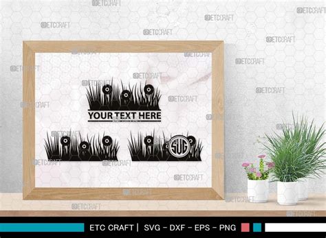 Grass Monogram Grass Silhouette Grass Svg Field Svg Wild Grass Svg