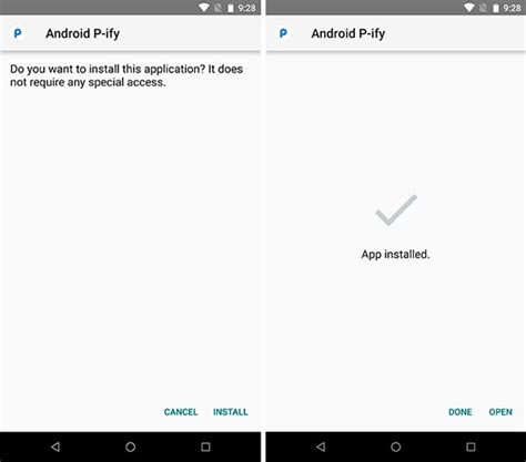 download and install android p ify xposed module android p features