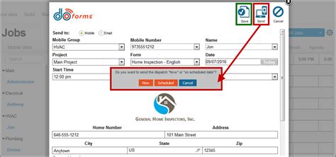 Dispatch Scheduler Doforms Support