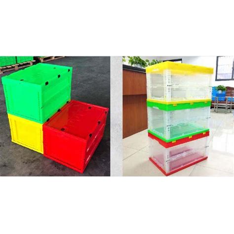 Folding Plastic Crates Full Size Manufacture Free Sample Oem Odm