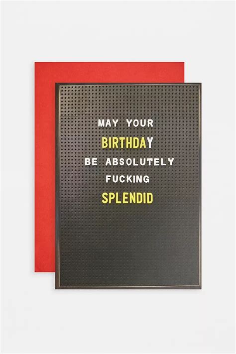 Splendid Birthday Card Urban Outfitters Uk