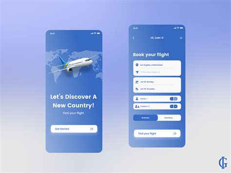 Flight Booking App Uiux Design By Izzet On Dribbble