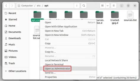 Quick Tip Enable ‘open As Administrator Option In Ubuntu 2204 Ubuntuhandbook