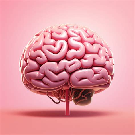 Anatomical Model Of The Human Brain Medical Concept Image Stock Image
