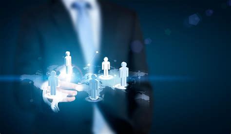 Premium Photo Businessman With Networking System