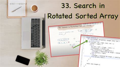 5 Binary Search Leetcode 33 Search In Rotated Sorted Array Youtube