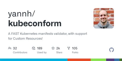 github yannh kubeconform a fast kubernetes manifests validator with support for custom