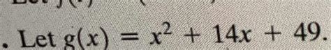 Solved Let G X X X Find X Chegg Com