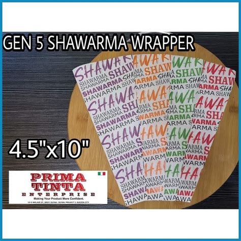 Shawarma Wrapper Gen 5 100 Pcs Greaseproof Paper Shopee Philippines