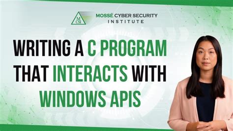 Benjamin Mossé On Linkedin Writing A C Program That Interacts With Windows Apis