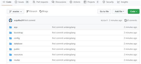 Cara Upload Project Laravel Ke Repo Github Sinauan