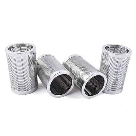 Wedge Wire Screen Filter Tube Metal Mesh Air Filter Zhehanfilter