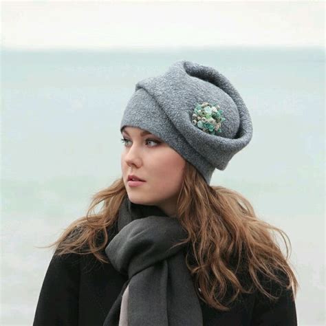 Купить Валяная шапочка Зимнее море шапка шапка женская аксессуары аксессуары ручной работы