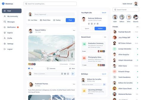 Social Media Dashboard Design Behance