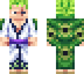 Roronoa Zoro Wano Country Minecraft Skin