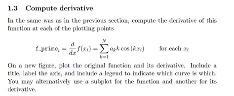 13 Compute Derivative In The Same Was As In The