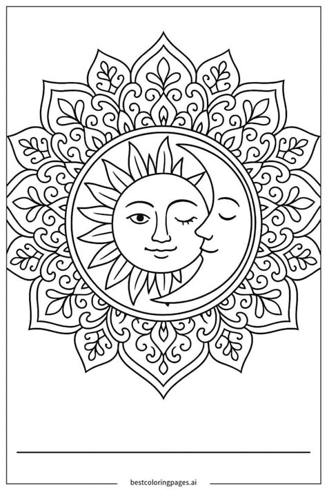 34장의 만다라 색칠공부（무료 Pdf 및 Png 인쇄용）