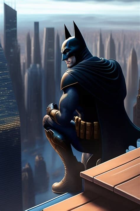 Download Ai Generated Batman City Royalty Free Stock Illustration