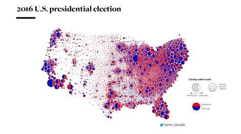 Land Doesnt Vote People Do This Electoral Map Tells The Real Story
