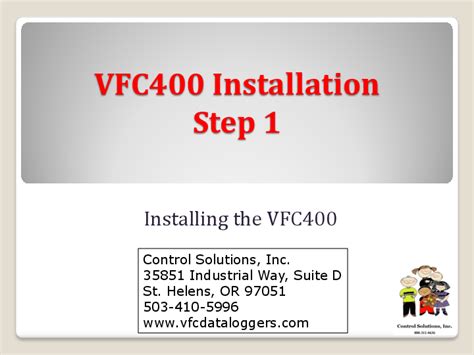 Vfc400 Vaccine Temperature Data Logger User Guide