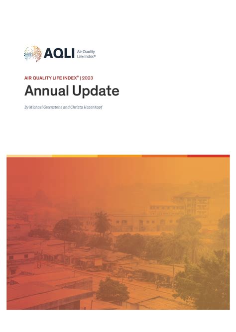 Air Quality Life Index 2023