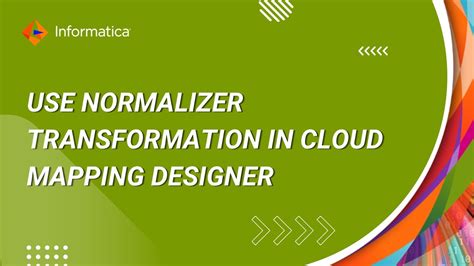 How To Use Normalizer Transformation In Informatica Cloud Mapping Designer Youtube