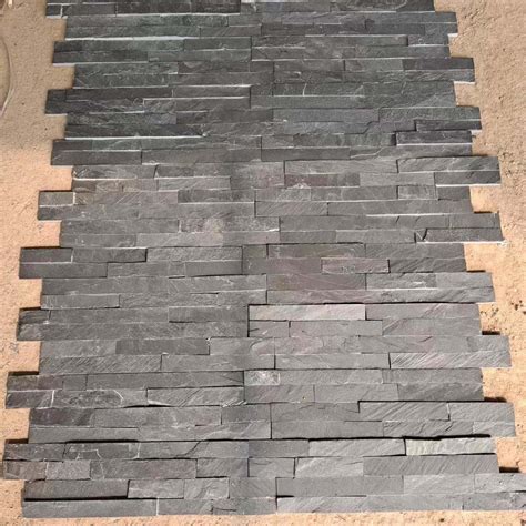 Slate Wall Cladding Stacked Stone Tile Wall Stone Panel And Slate Stone