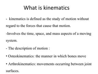 Kinetics And Kinematics Pdf