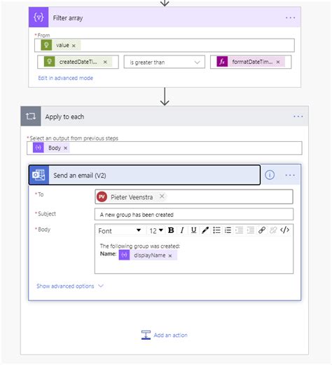 Create New Group Alert Using Power Automate