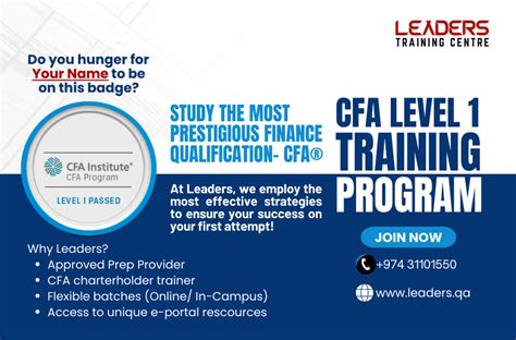 ILoveQatar Net CFA Level 1 Training Program In Doha