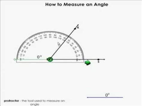 Measuring An Angle YouTube