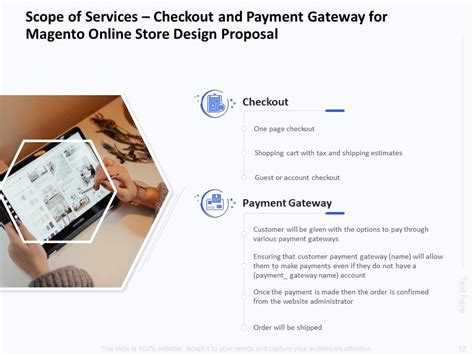 magento online store design proposal powerpoint presentation slides