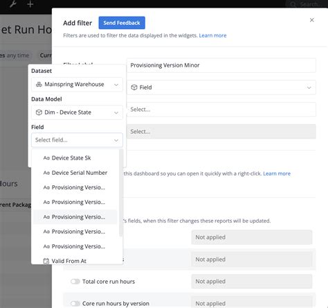 allow user to see the full names of filter fields feature suggestions