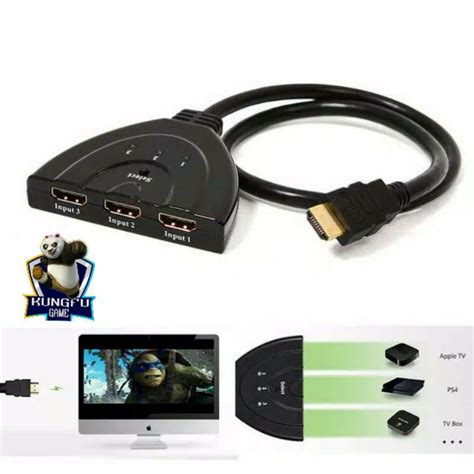 Jual Hdmi Switch 3port 3input 1output Hdmi Switcher 3port Shopee Indonesia