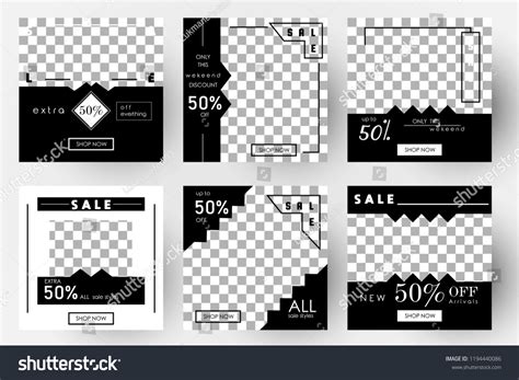 디지털 마케팅을 위한 편집 가능한 포스트 스톡 벡터로열티 프리 1194440086 Shutterstock