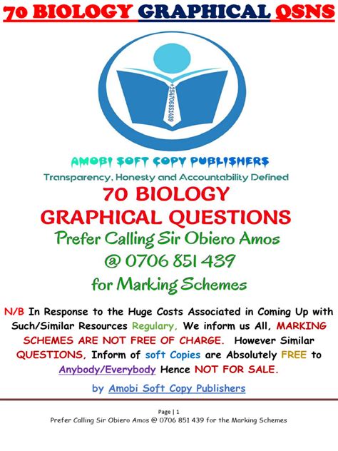 70 Biology Questions On Graphs For Kcse Revision 1 Pdf Seed