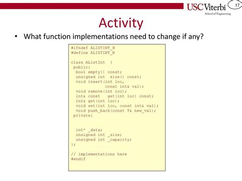 Csci 104 List Adt And Array Based Implementations Queues And Stacks Ppt Download