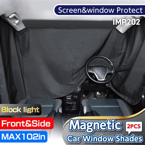 Magnetic Light Shielding Car Curtainsfront Window Seiwa For Car