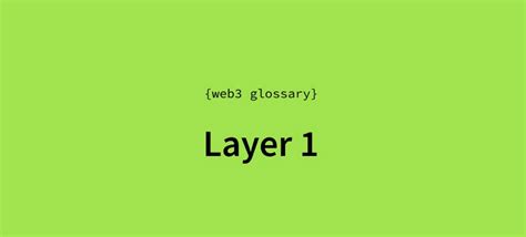 Blockchain Web3 Layer 1 Stack What Is Layer 1 By K Deepak Medium